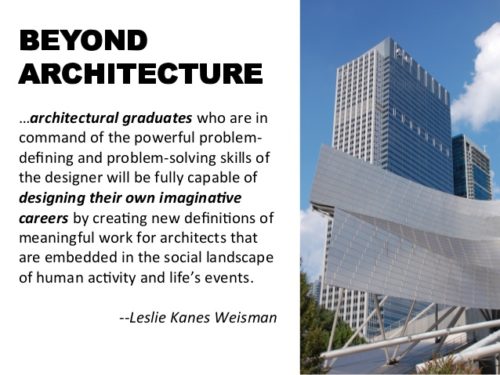 PIVOT AND EXPAND YOUR CAREER IN ARCHITECTURE - Architecture Careers Guide